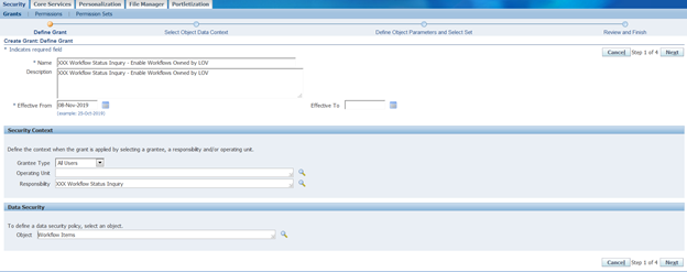 Creating Workflow Status Inquiry Responsibility To Monitor Workflows