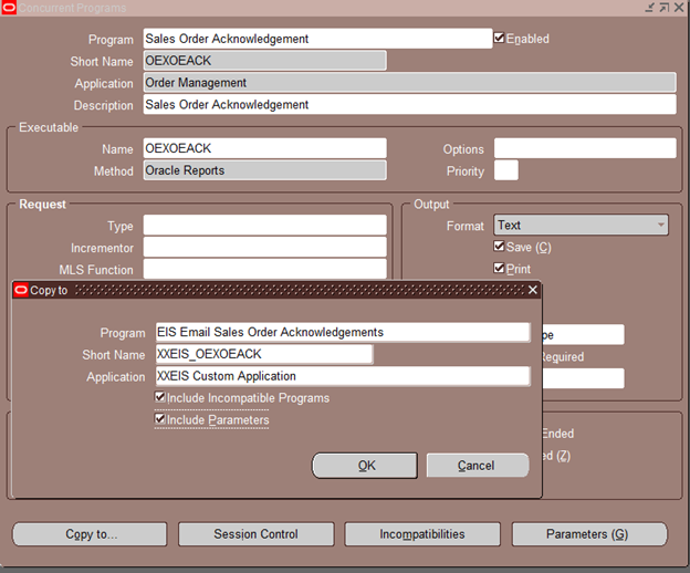 Copying A Concurrent Program Venkanna Mittakantis Oracle Erp Blog